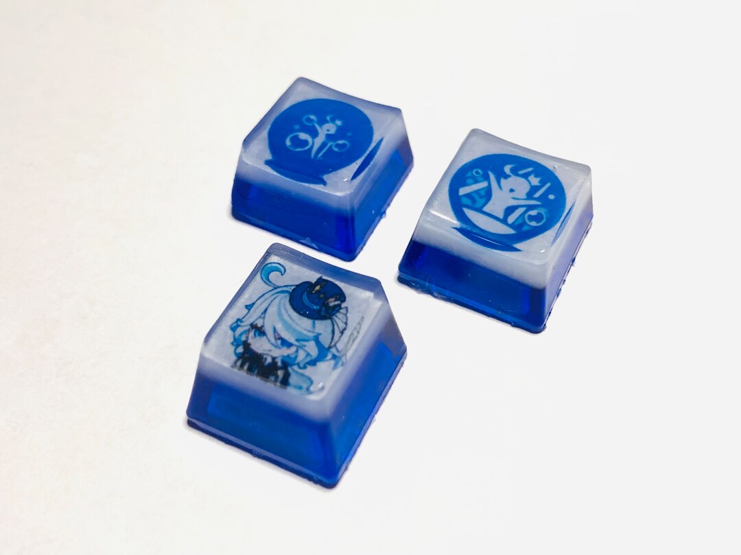 Genshin Impact Handmade Resin Keycap Furina for Mechanical - Etsy