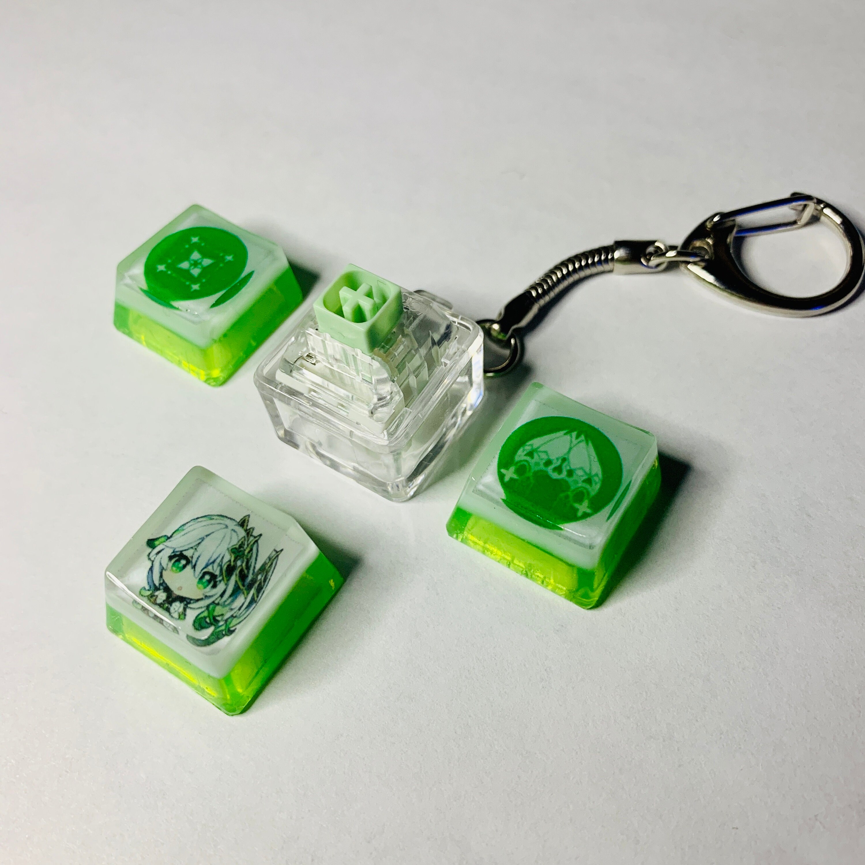 Genshin Impact Handmade Resin Keycap Nahida for Mechanical Keyboards - Etsy