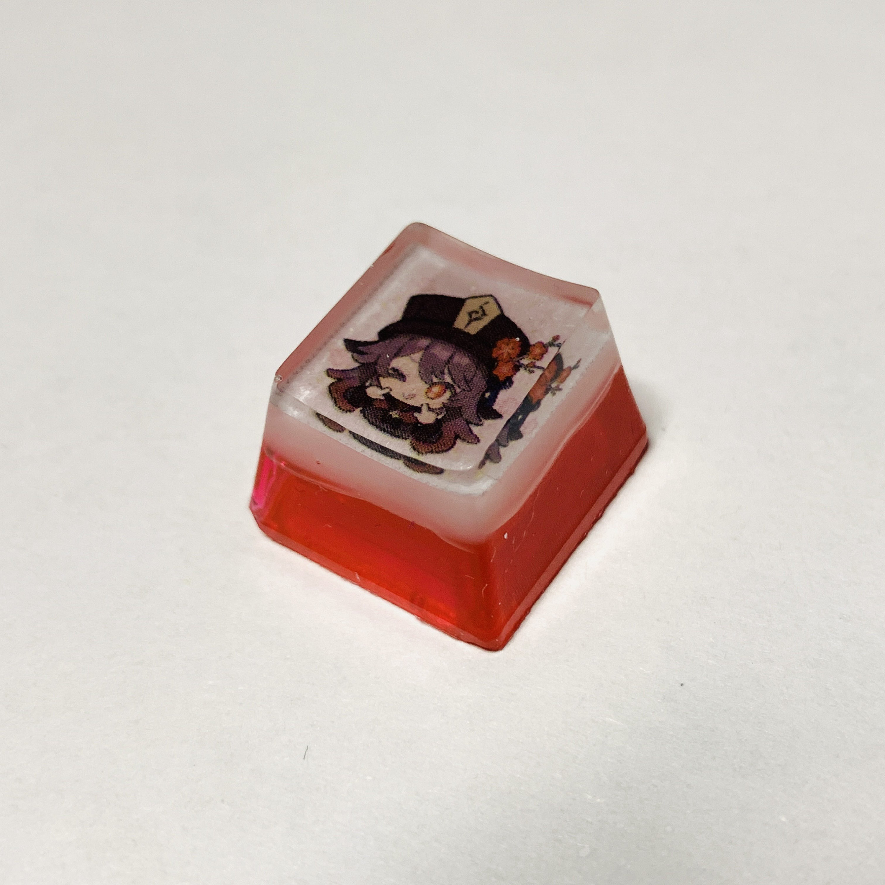 Genshin Impact Handmade Resin Keycap Hutao for Mechanical - Etsy