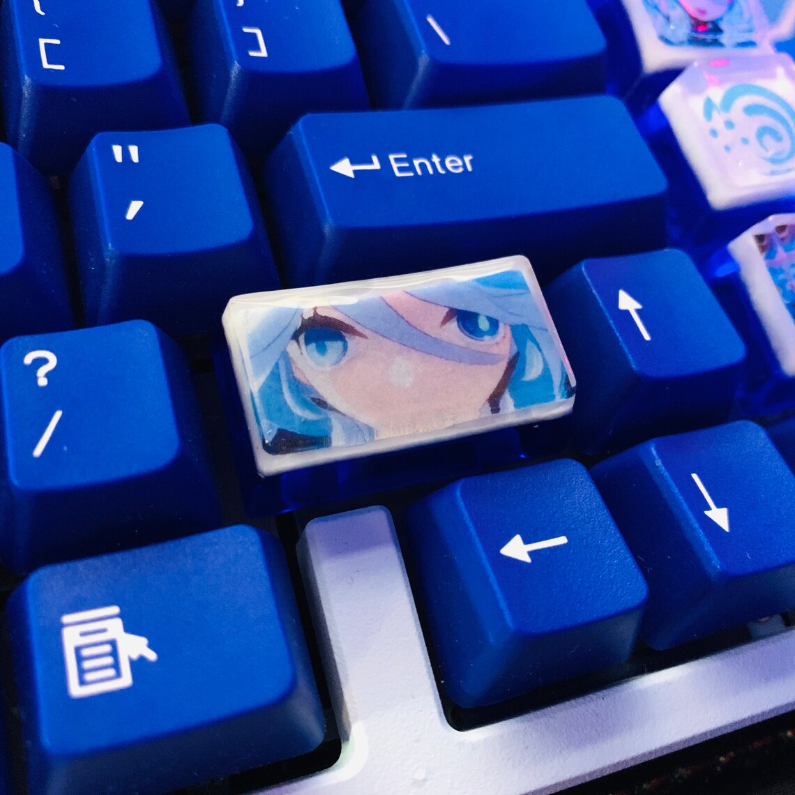 Genshin Impact Handmade Resin Keycap Wide Furina for Mechanical ...