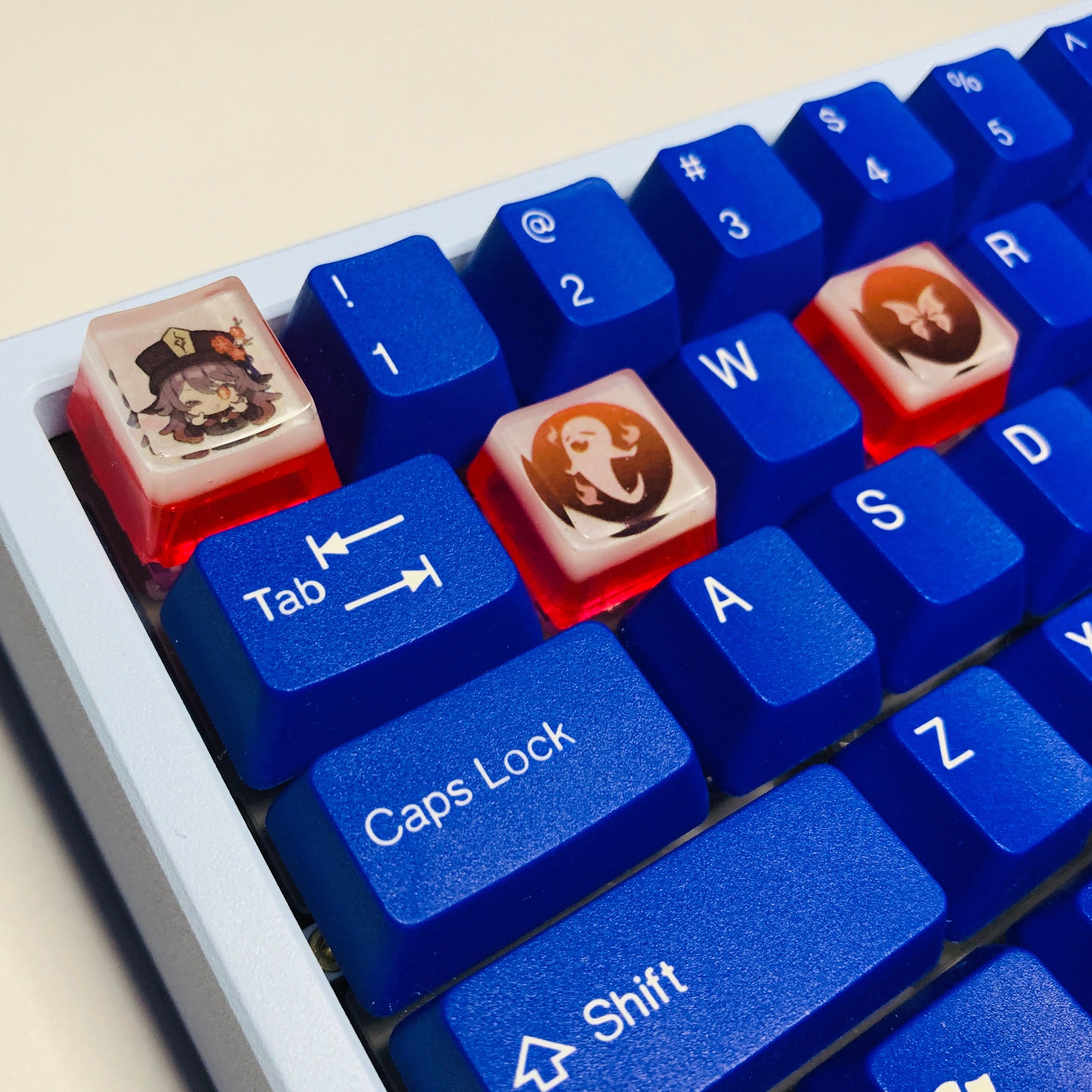 Genshin Impact Handmade Resin Keycap Hutao for Mechanical - Etsy