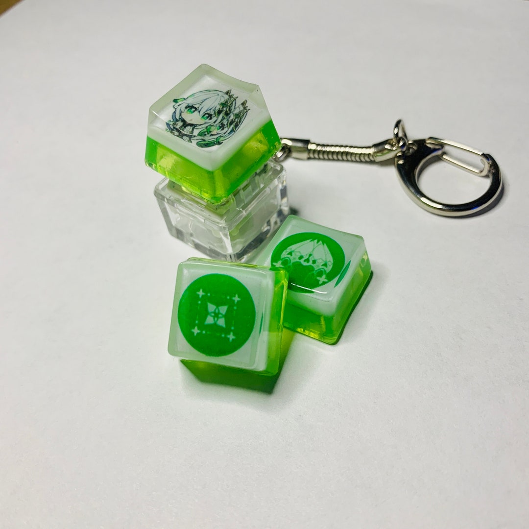 Genshin Impact Handmade Resin Keycap Nahida for Mechanical - Etsy