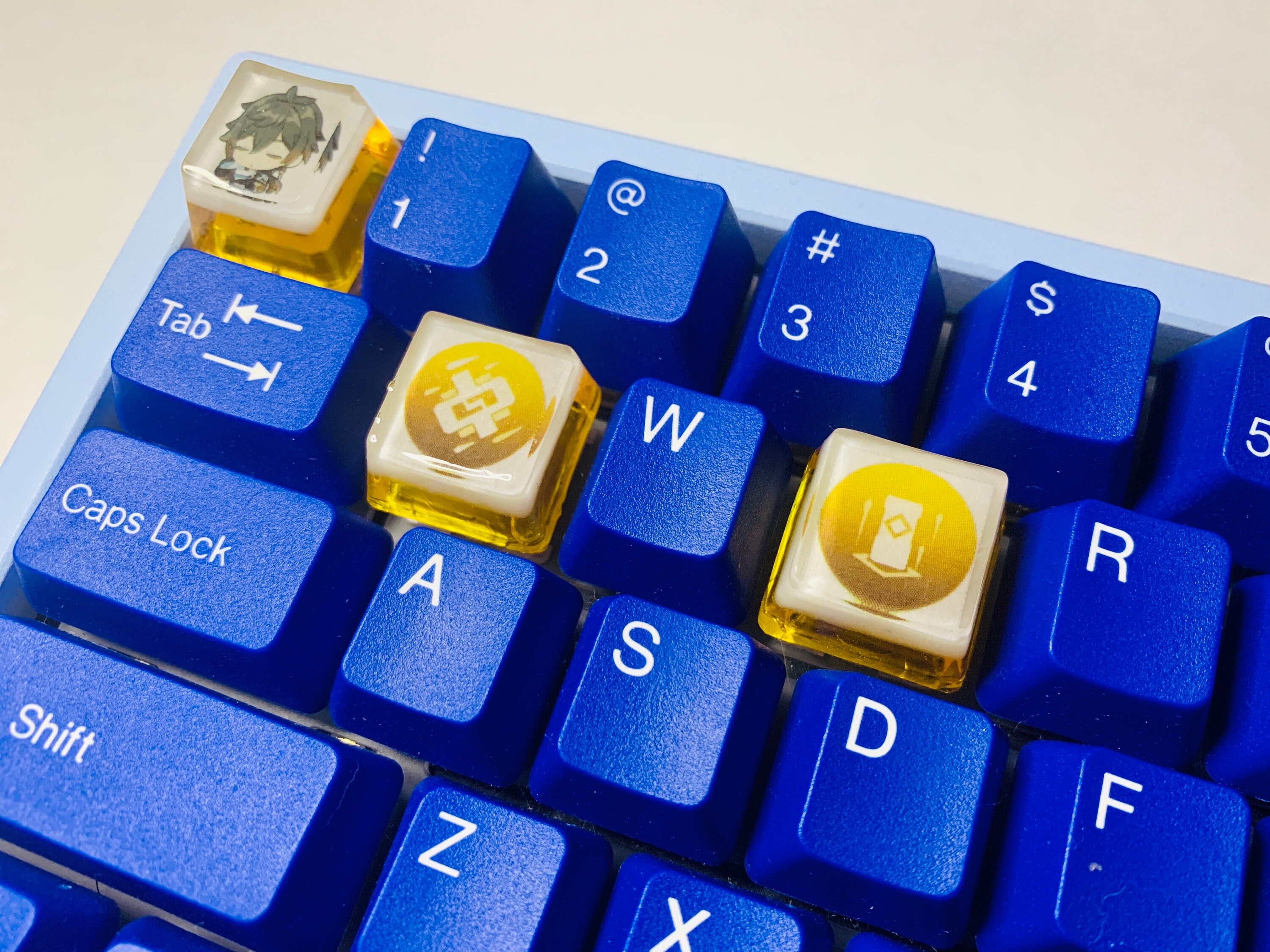 Genshin Impact Handmade Resin Keycap Zhong Li for Mechanical Keyboards ...