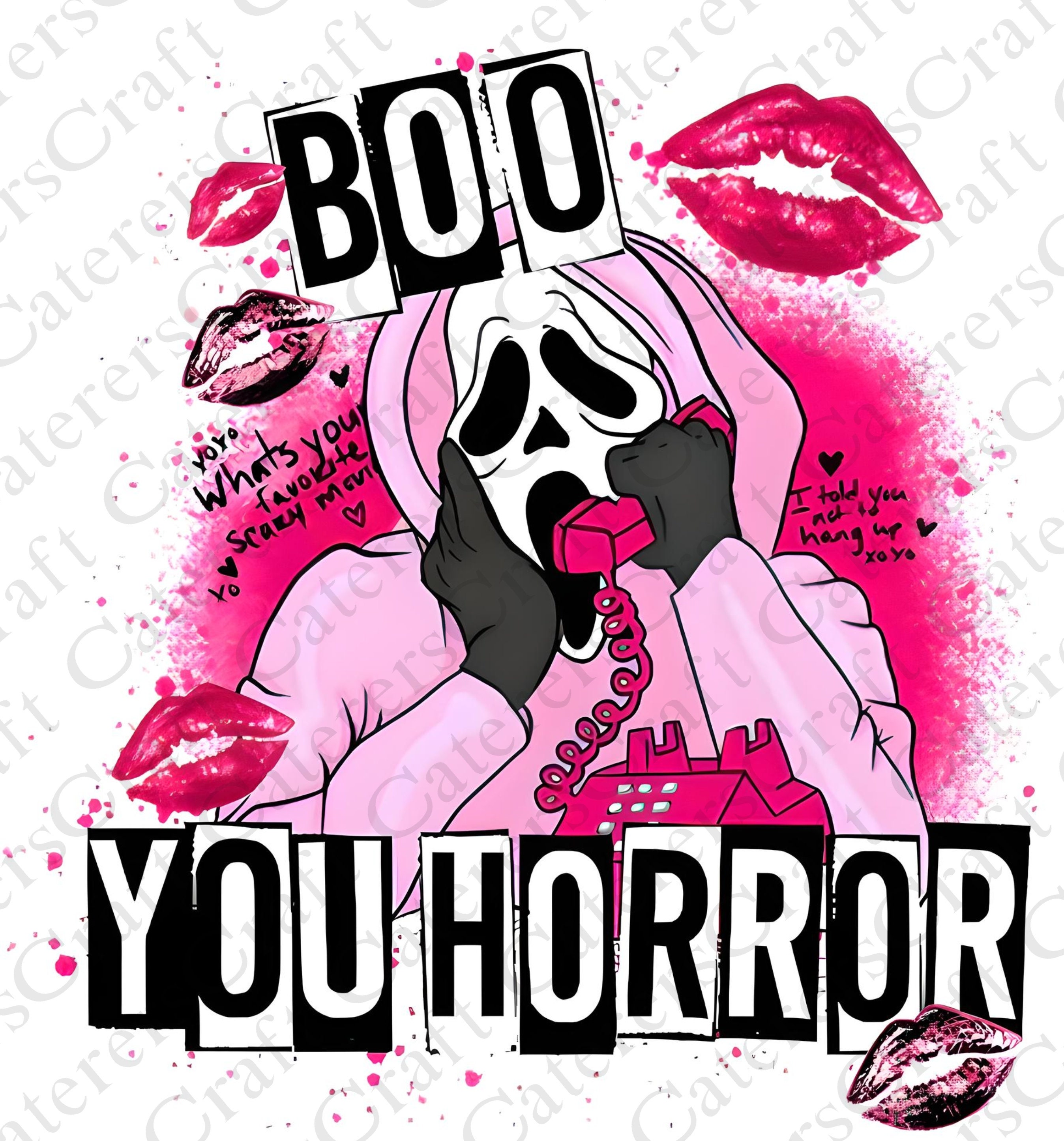 Boo You Horror Ghost Face digital - Etsy