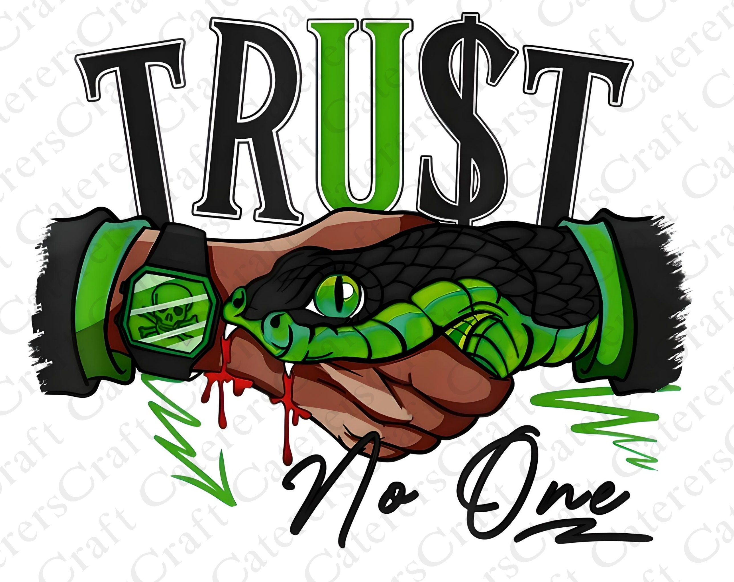 Trust No One 30 Colors digital - Etsy