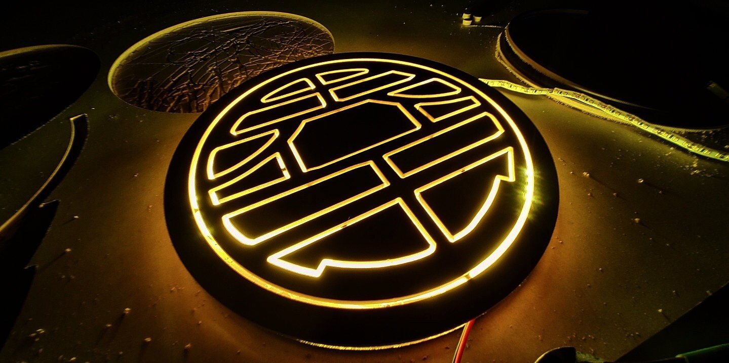 DRAGON BALL Z Led Sign king Kai's Kanji - Etsy