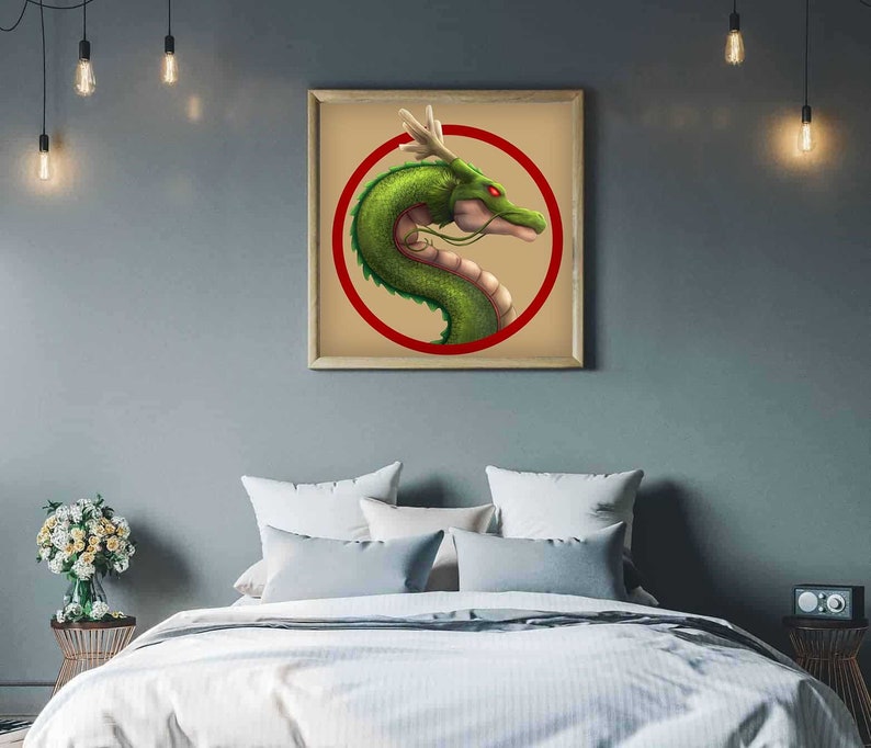 Rare Realistic Shenron DBZ Poster - Etsy