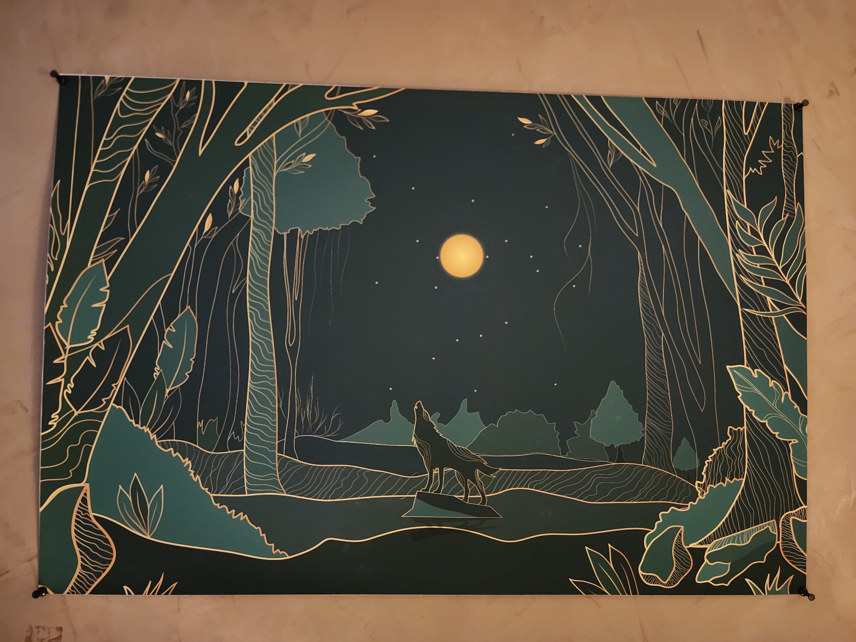 Spirit Wolf Poster - Etsy