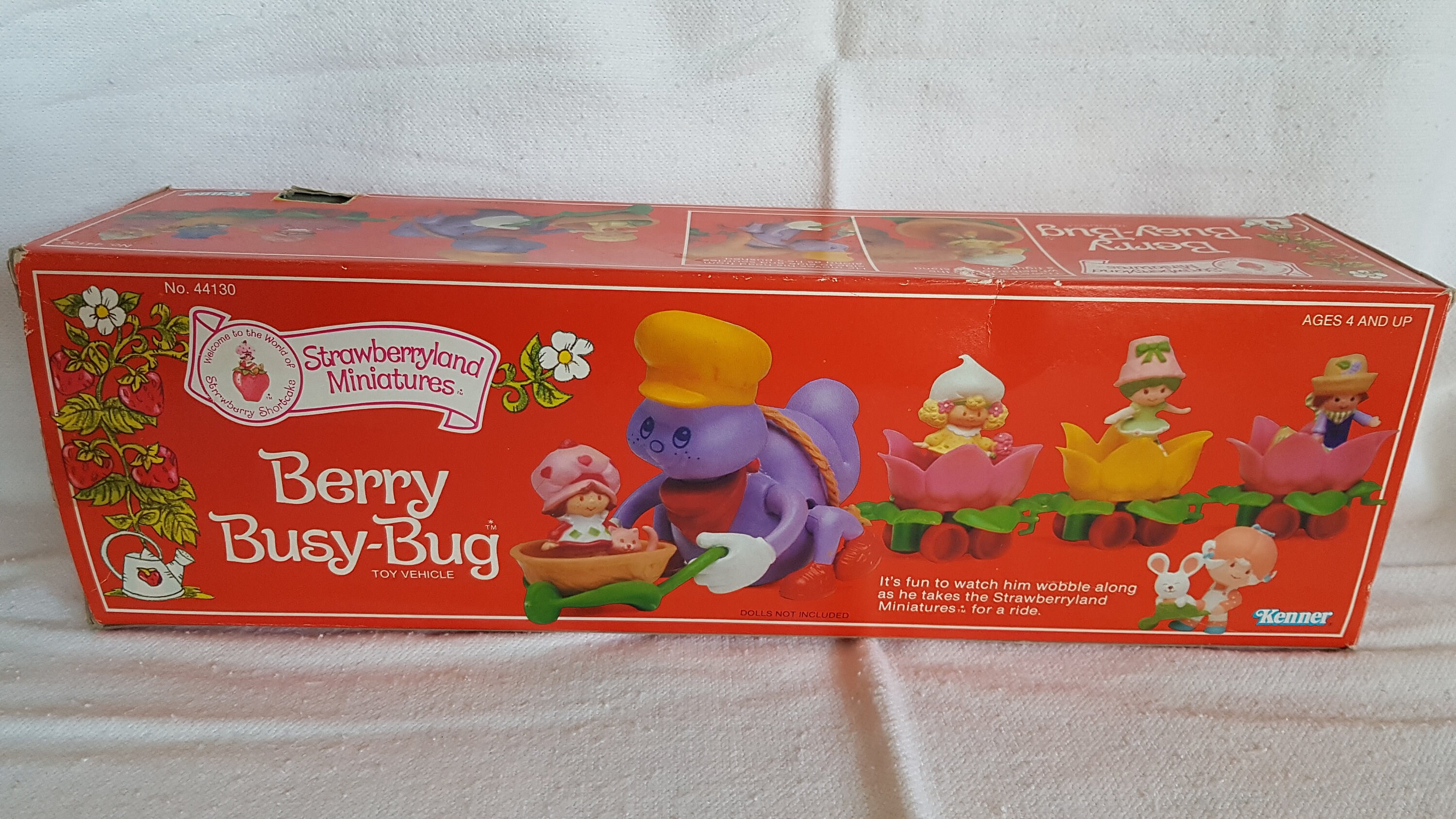 Berry Busy Bug Strawberry Shortcake Miniatures Toy Train 1982 by Kenner ...