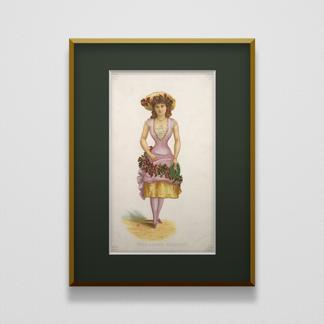1890 miss Connie Gilchrist Original - Etsy