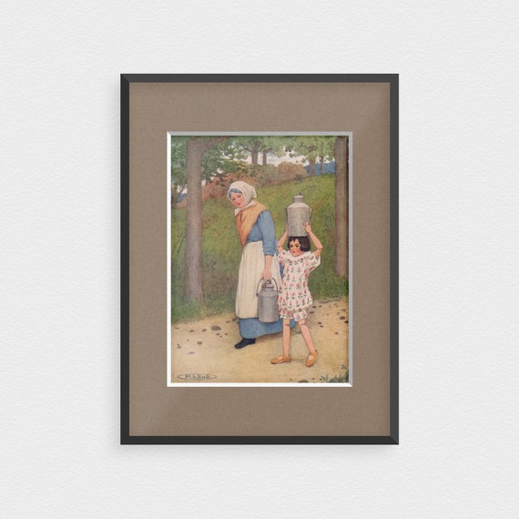 1920 pinocchio Original Book Plate by Maria Kirk - Etsy