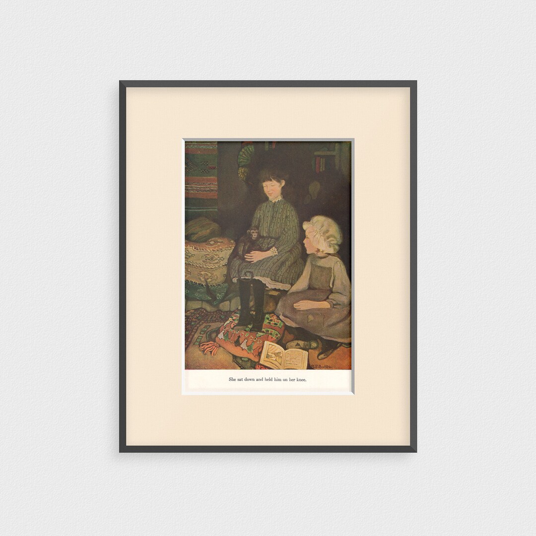 Vintage "sarah Crewe" Original Print by Ethel Franklin Betts | "a ...
