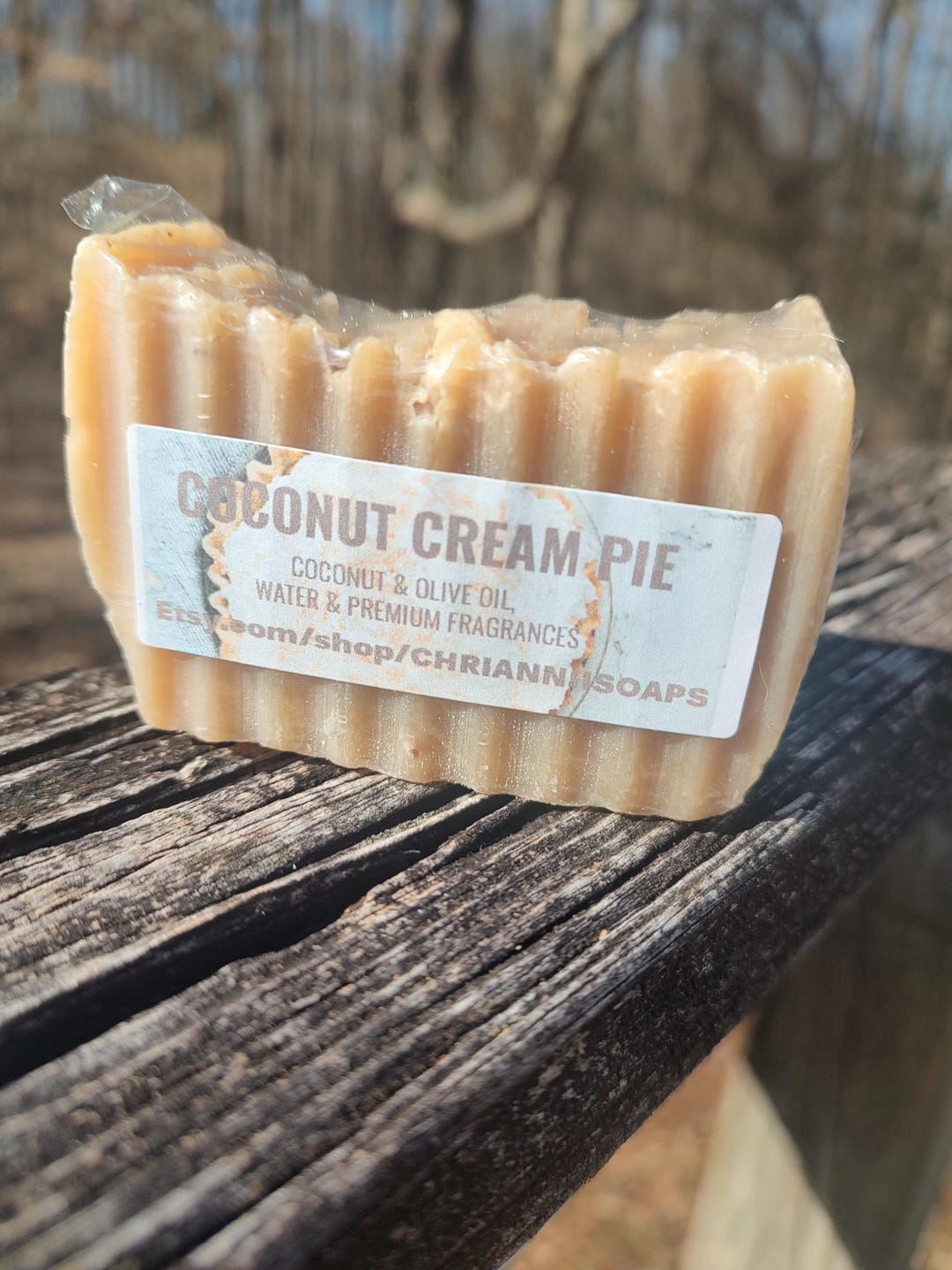 COCONUT CREAM PIE Premium Homemade Soap Bar Smells Like Fresh Creamy ...