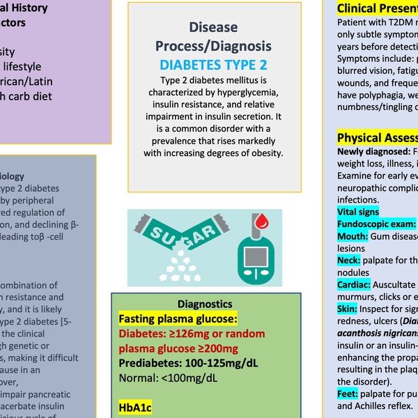Type 2 Diabetes Guide - Etsy
