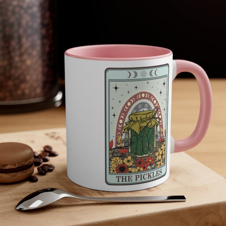 Hilarious Tarot Pickles Coffee Mug, Funny Tarot Coffee Mug, Witchy Mug ...