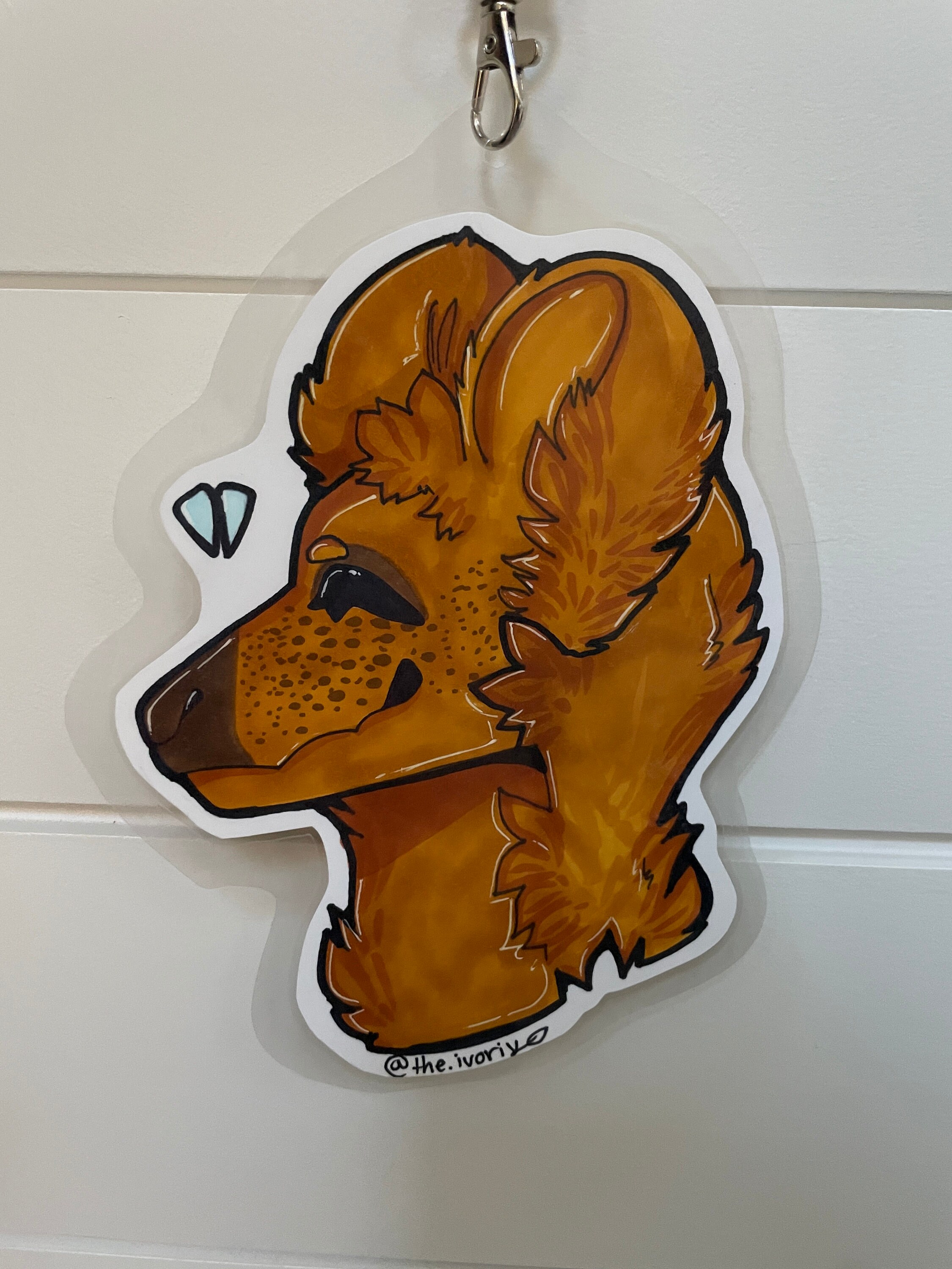 Custom Furry Badge Fursuit Badge Furry Badge Commission | Etsy Ireland