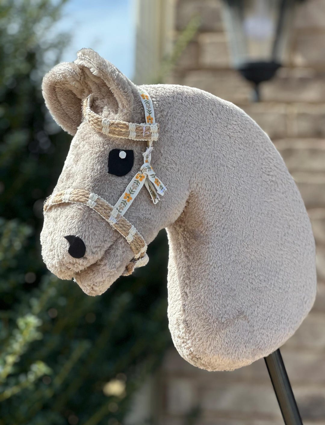 Bosal Bridle | Western Bridle | Hobby Horse Tack | Flower Pattern - Etsy