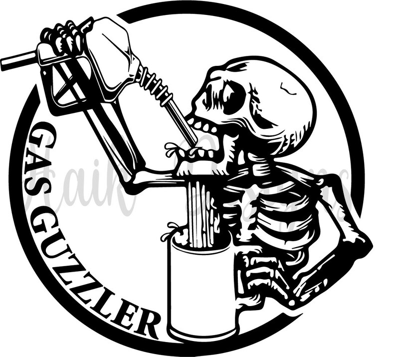 Gas Guzzler SVG PNG Archivo JPEG - Etsy España