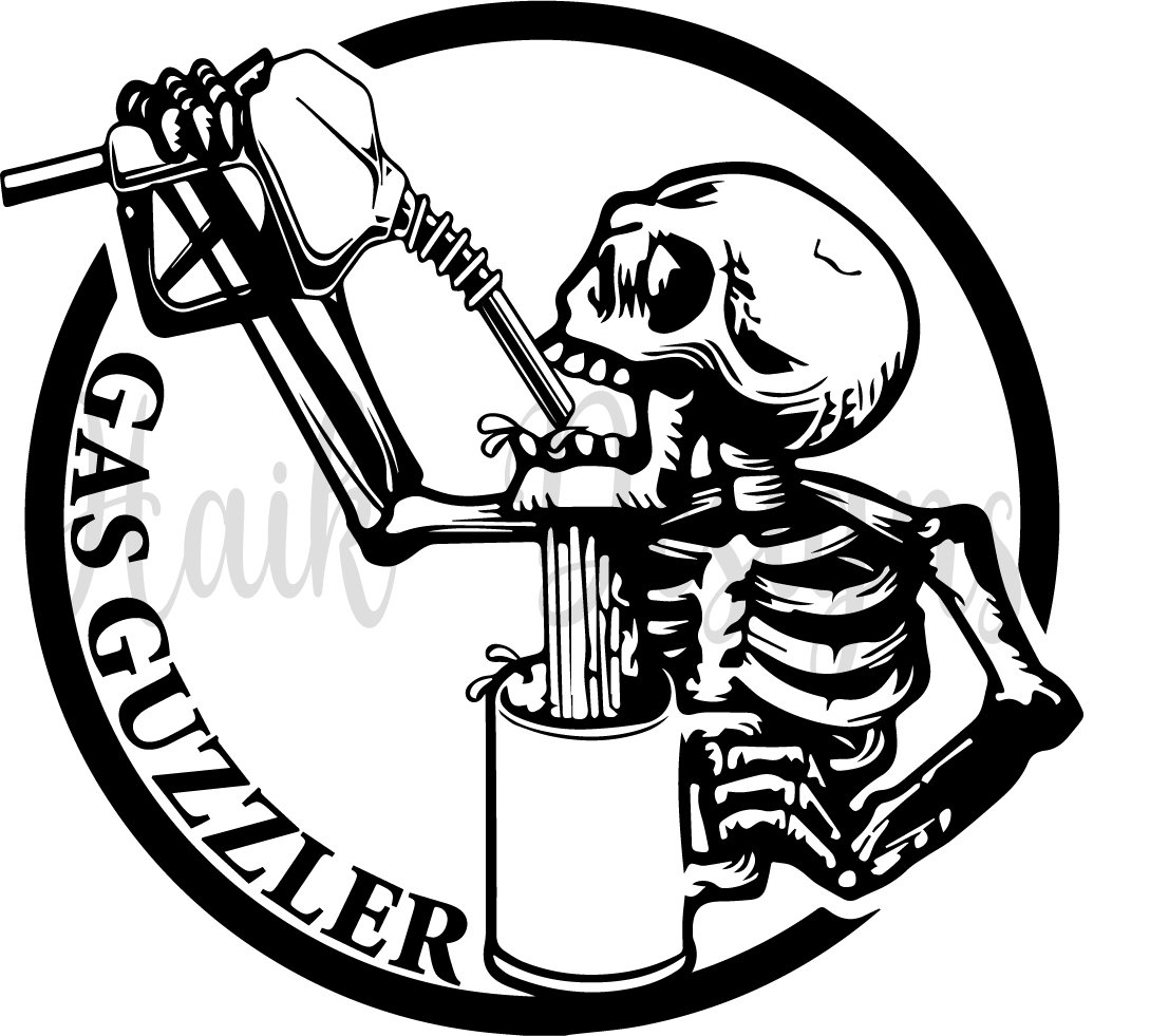Gas Guzzler SVG PNG Archivo JPEG - Etsy España