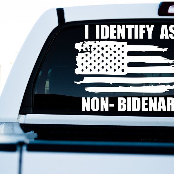 I Identify as a Car Sticker - Etsy