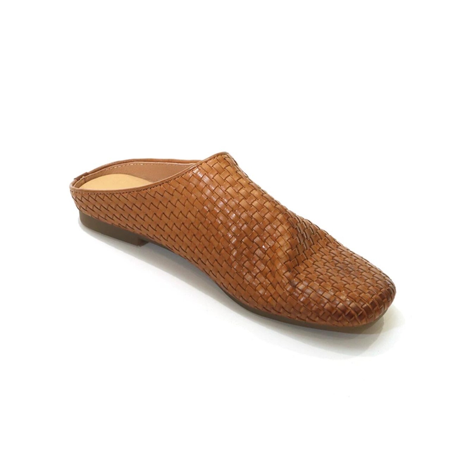 Handmade Woven Sandals/ Mules for Women, Genuine Leather, Crepe Rubber ...