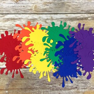 Paint Splat Die Cut - Etsy