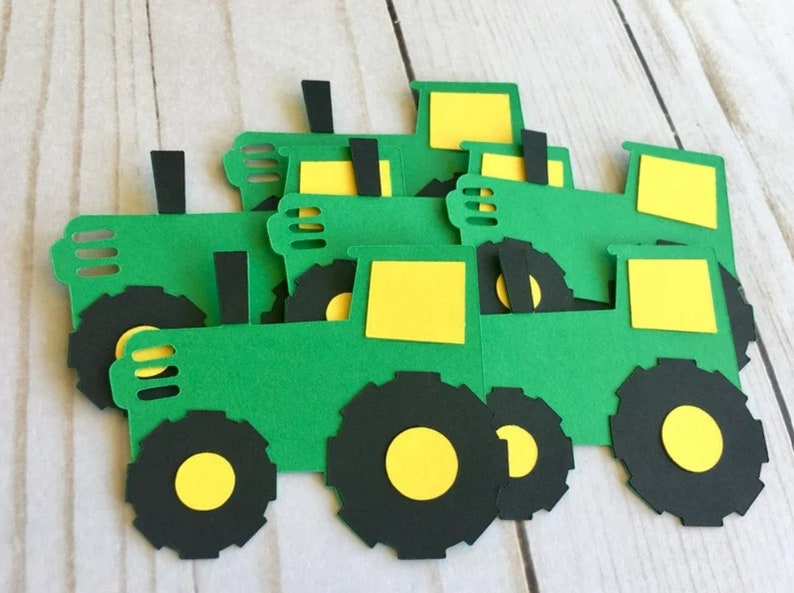 Tractor Die Cuts - Etsy