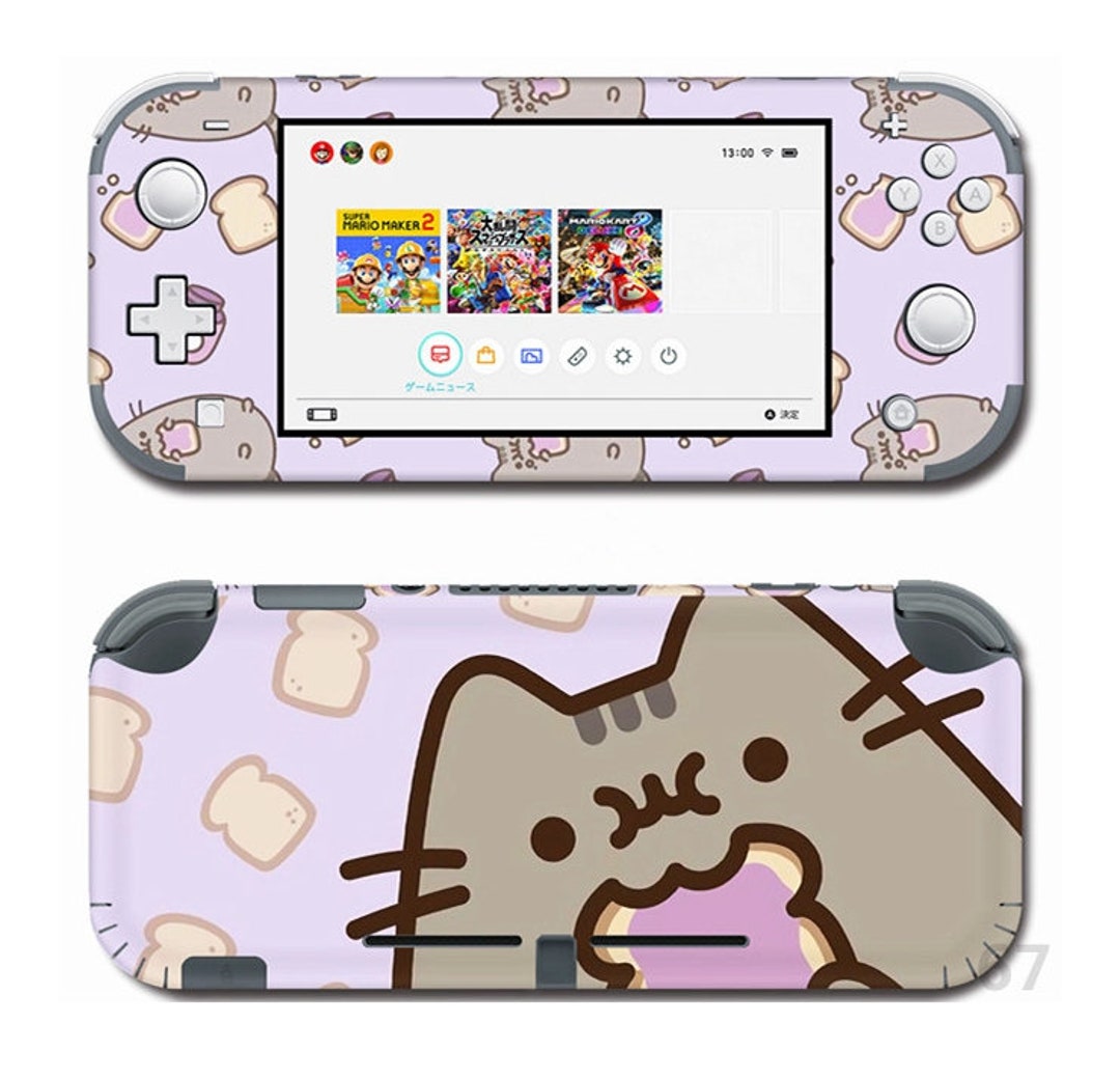 Purple Cat Switch Lite Decal Sticker Nintendo Switch Lite Skin Switch ...