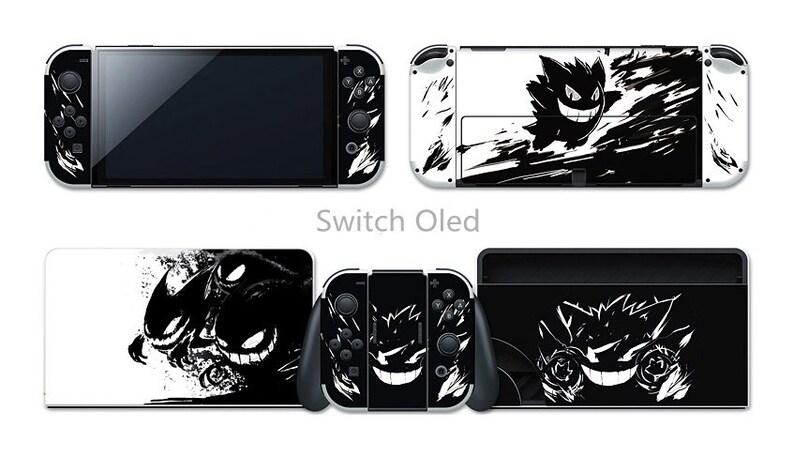 Pokemon Gengar Nintendo Switch /OLED Skin Switch Lite Stickers Full ...