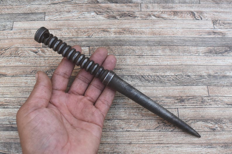 Handmade Iron Marlin Spike Rope Fid Tool - Nautical Farmhouse Decor - Etsy