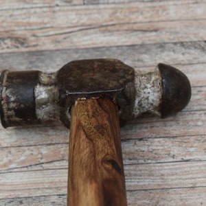 Vintage Used Iron Blacksmith Hammer Tinsmith Silversmith Hammer Tool ...
