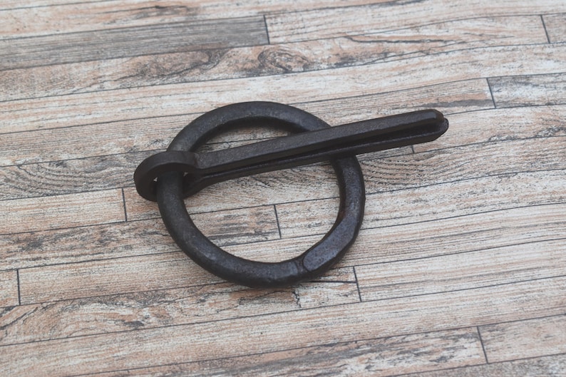 Vintage Wrought Iron Handforged Horse Tie Hitching Post Ring Rustic ...