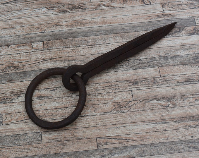 Vintage Iron Handmade Handforged Horse Tie Hitching Post Ring Rustic ...