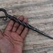 Vintage Wrought Iron Blacksmith Handforged Twisted Marlin Spike Hitch ...