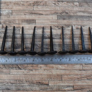 10 Pcs Vintage Blacksmith Wrought Iron Handforged Door Gate Hammered ...