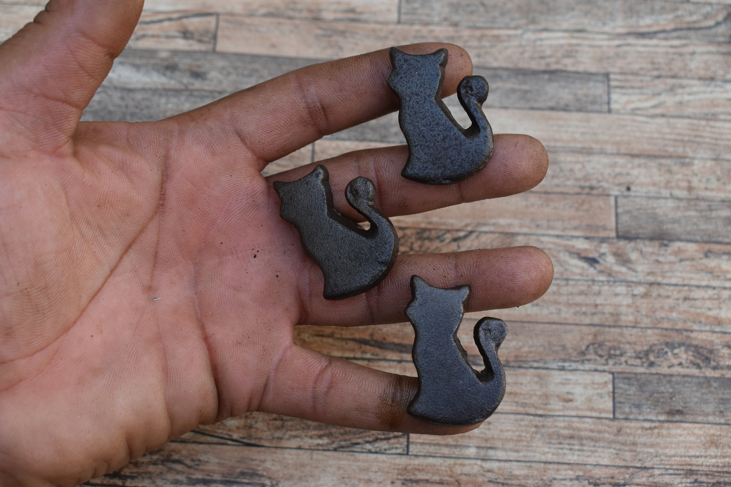 10pcs Vintage Cast Iron Cat Shape Door Knobs Drawer Cabinet - Etsy