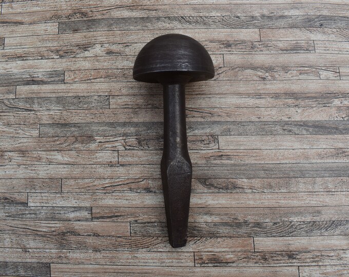 Vintage Style Solid Steel 3" Inch Half Round Mushroom Head Stake Anvil ...