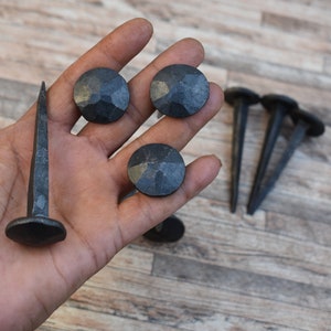 10 Pcs Vintage Blacksmith Wrought Iron Handforged Door Gate Hammered ...