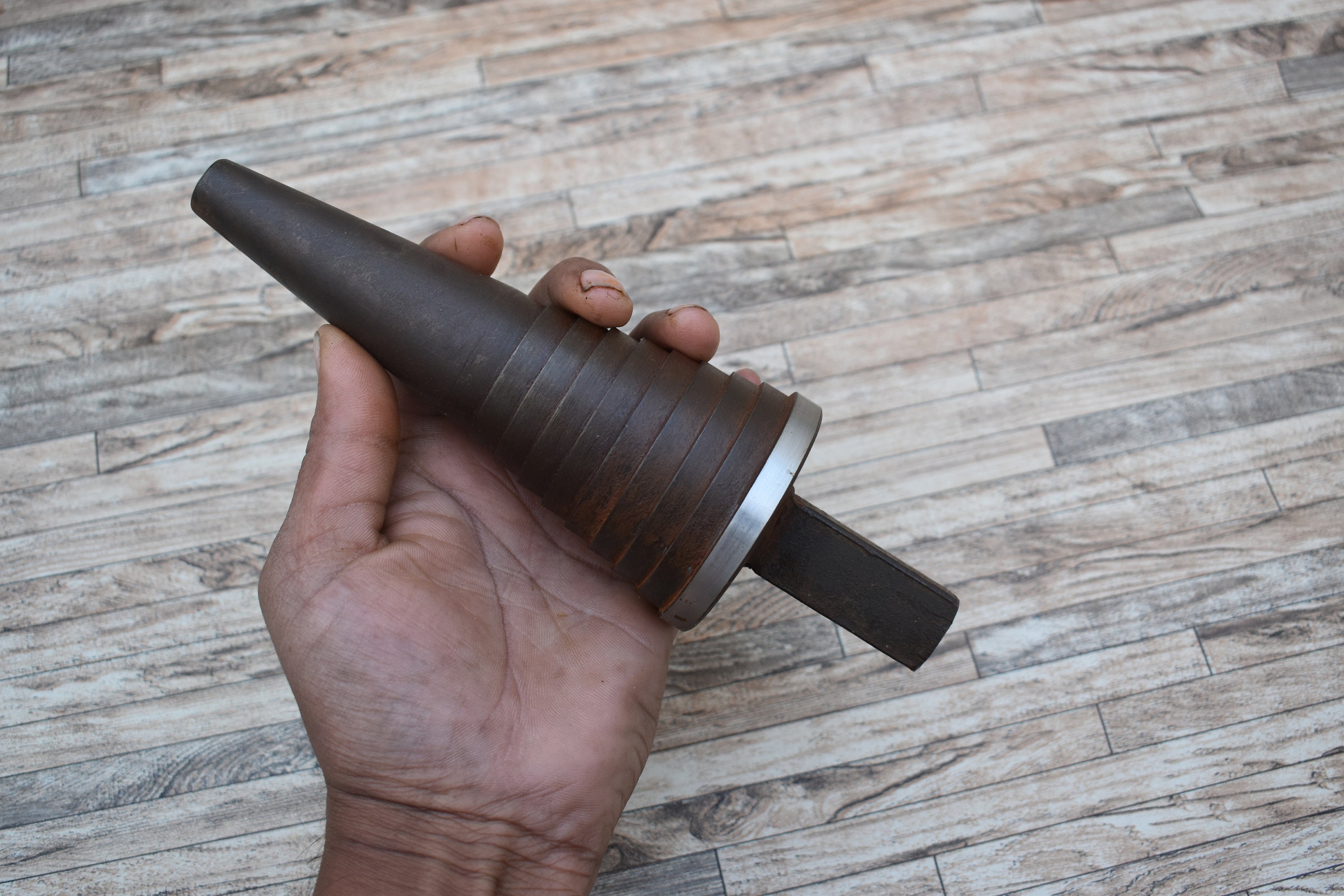 Vintage Blacksmith ANVIL Hardy Steel Tinsmith Stepped Cone Anvil ...