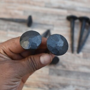 10 Pcs Vintage Blacksmith Wrought Iron Handforged Door Gate Hammered ...