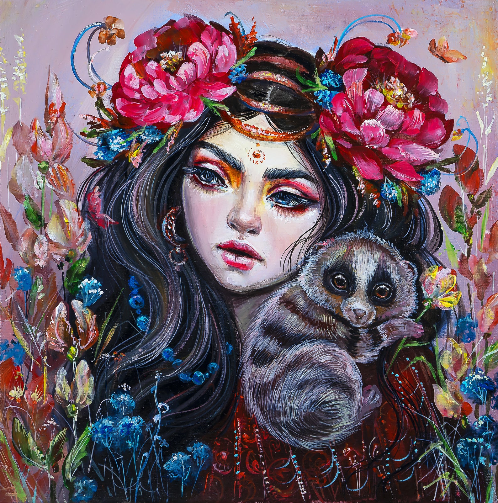 Poster Gypsy Digital File Ukrainian Artist Digital Print - Etsy