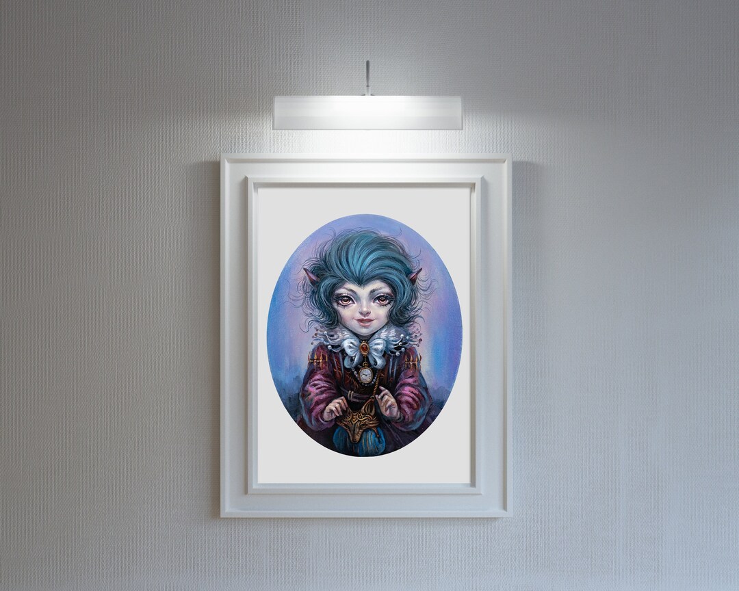 Elf Art Digital Download Aesthetic Room Moody Art Print Fairycore Decor ...