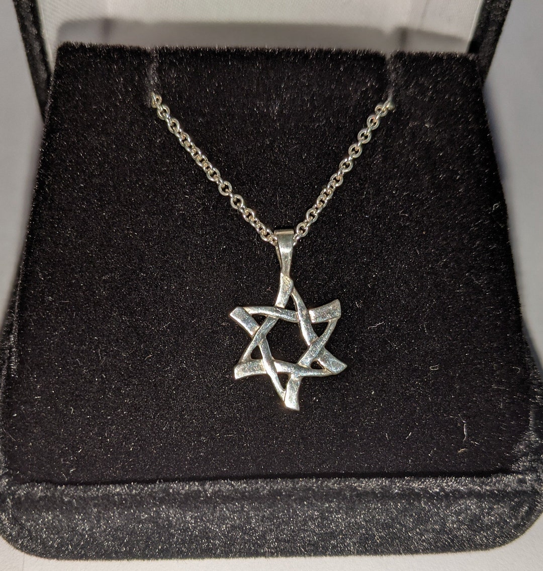 Sterling Silver Star of David - Etsy