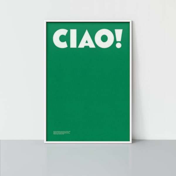 Typography Poster - Etsy