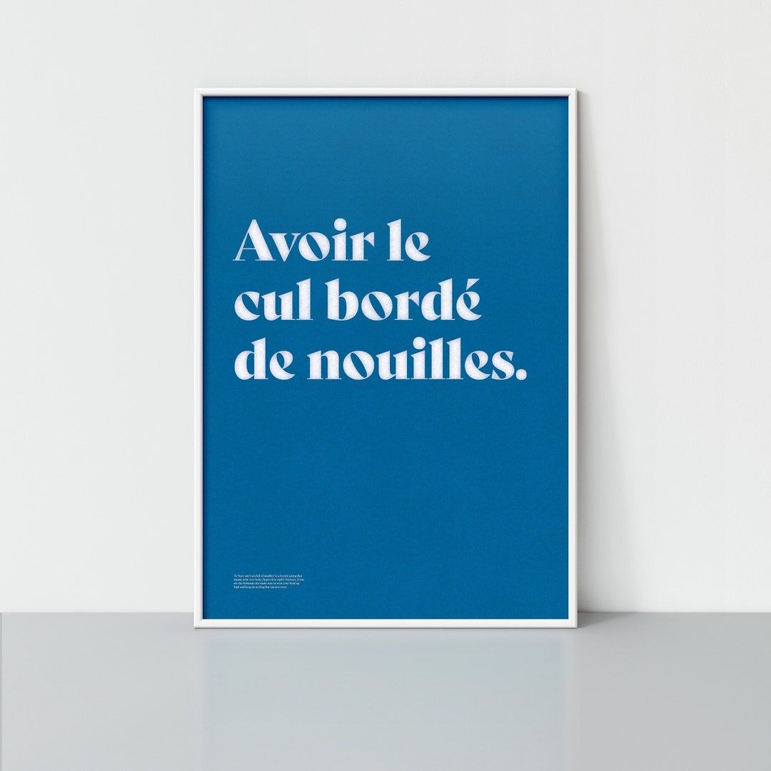 Vintage French Poster | Retro Print | French Quote Poster | Typography ...