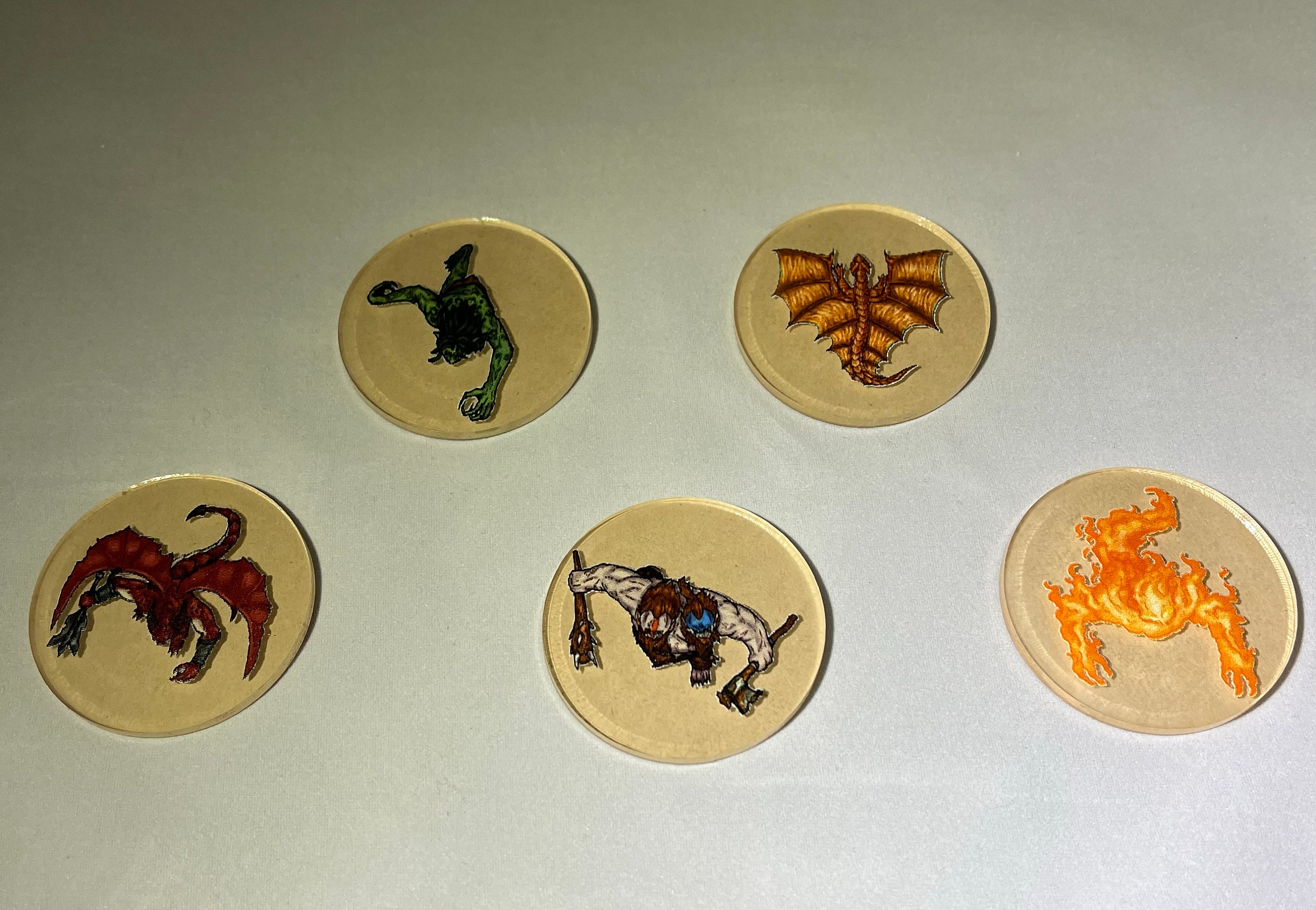 GM Starter Pack 1 Monster Token Set - Etsy