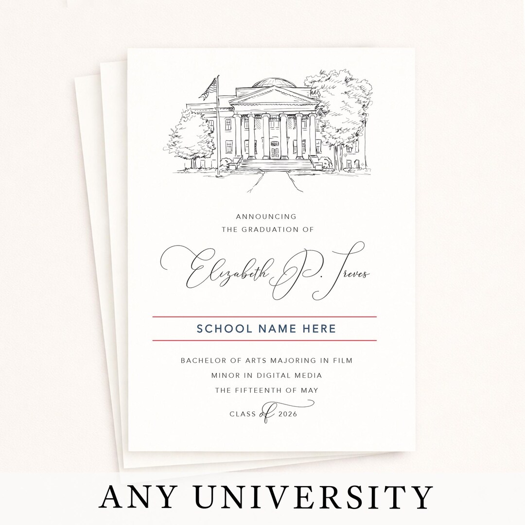 Pennsylvania Graduation Announcements, Custom University Grad ...