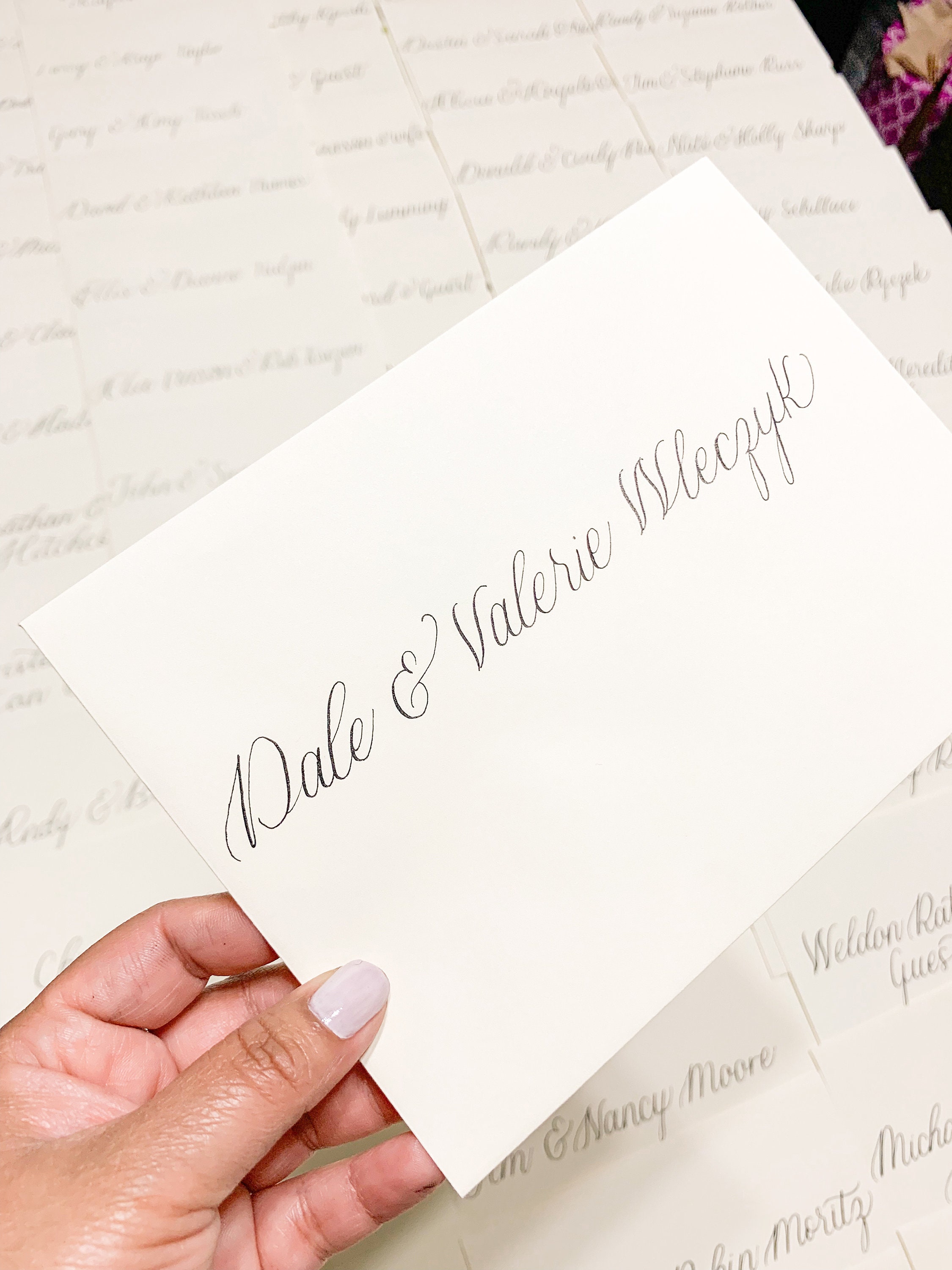 Envelope Addressing in Hand Calligraphy| Point Pen| Custom Calligraphy ...