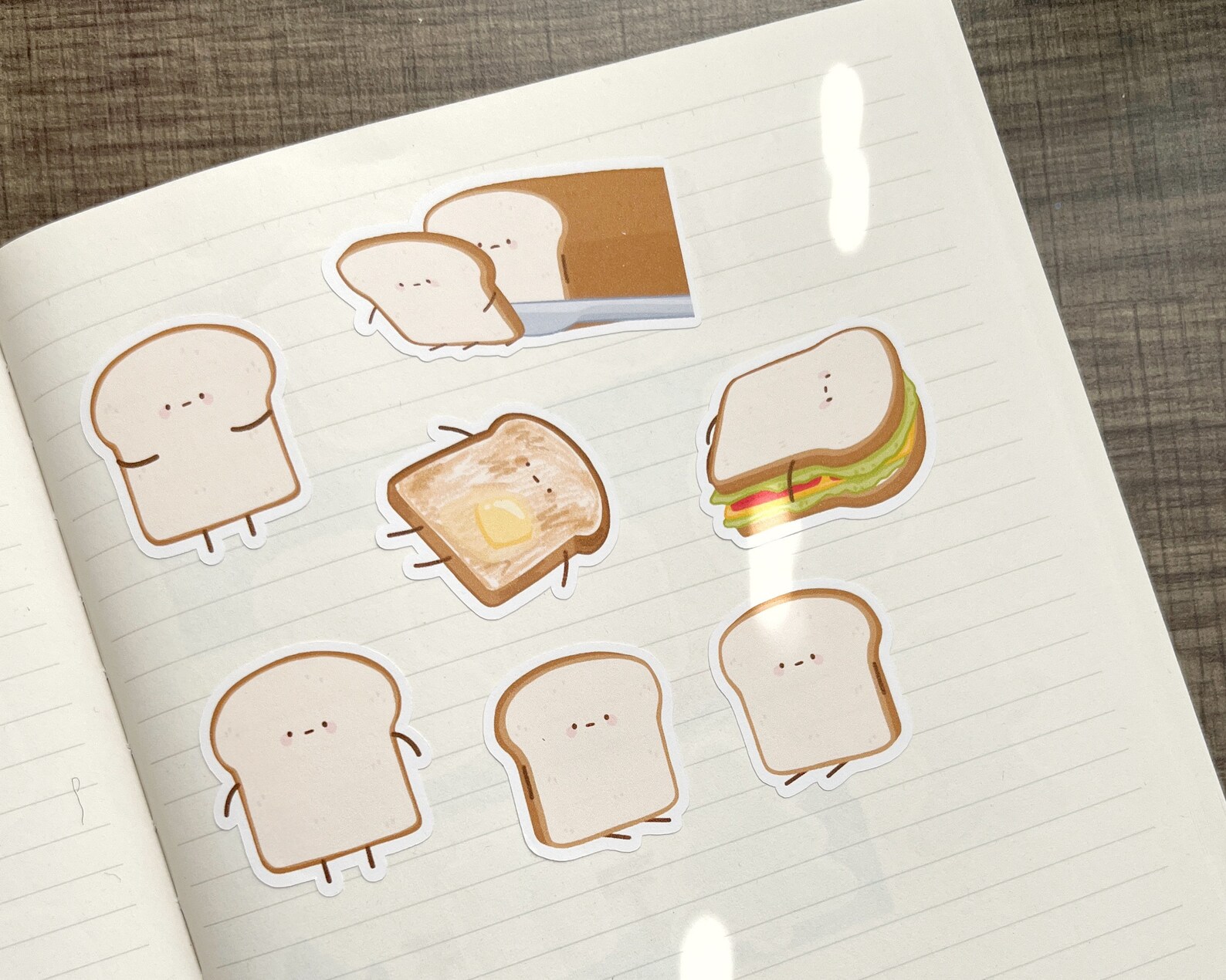 Bread Sticker Sheet Bullet Journal and Scrapbooking Sticker | Etsy