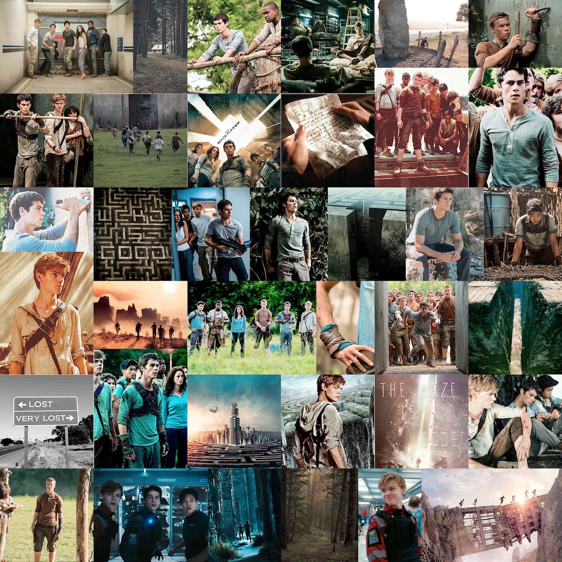 The Maze Runner Aesthetic Photowall Digital Download | Etsy